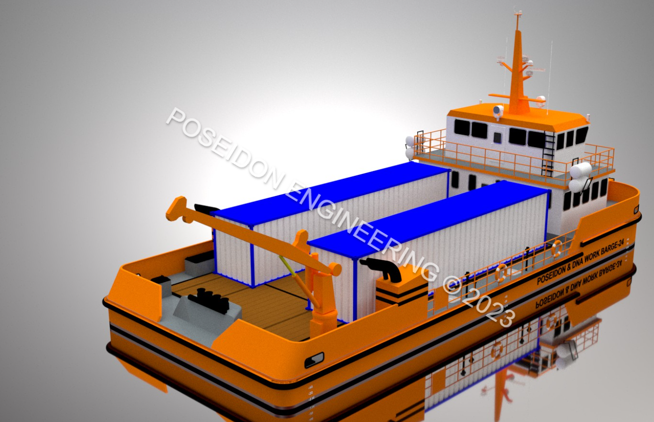 WORK BOATS BARGES AND TUG BOATS - Poseidon