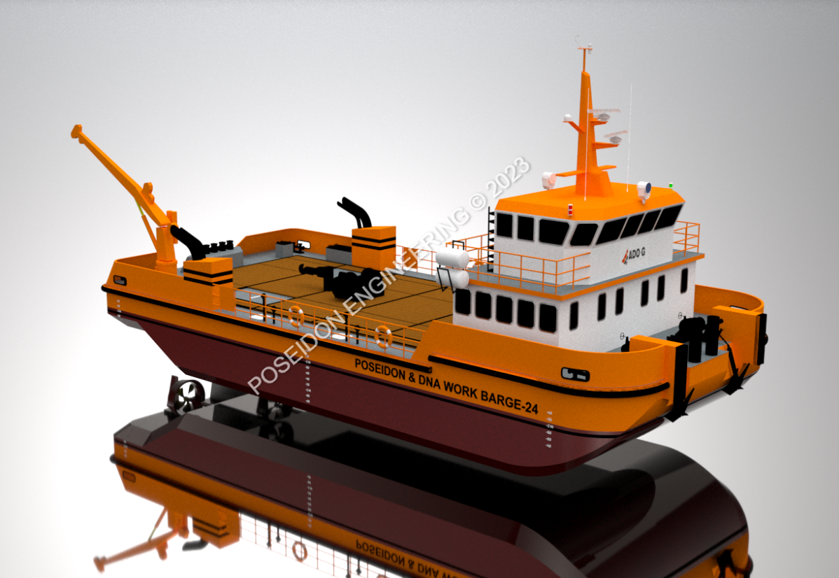 WORK BOATS BARGES AND TUG BOATS - Poseidon
