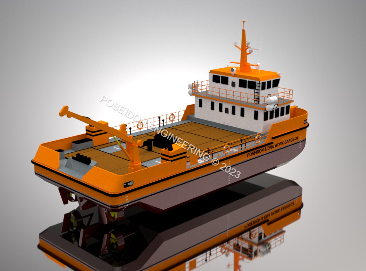 WORK BOATS BARGES AND TUG BOATS - Poseidon